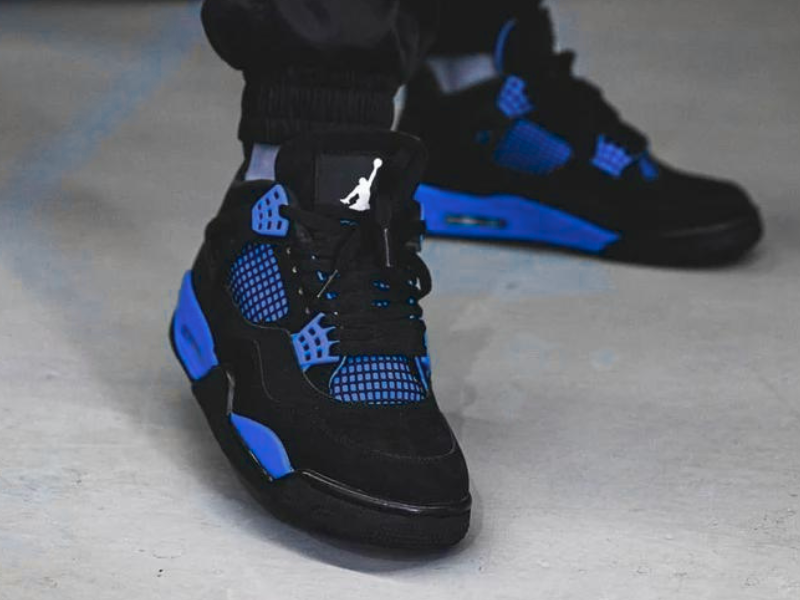 Air Jordan 4 "Blue Thunder" sneakers (Men's) – Sports Style Universe